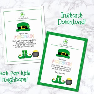 Leprechaun Trap Note St. Patrick's Day Printable | Etsy