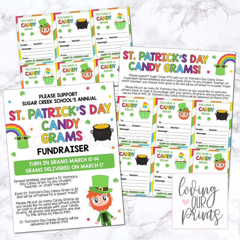 St Patricks Day Candy Grams - Etsy