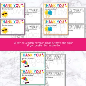 End of the Year Thank You, Editable Thank You From Teacher, End of ...
