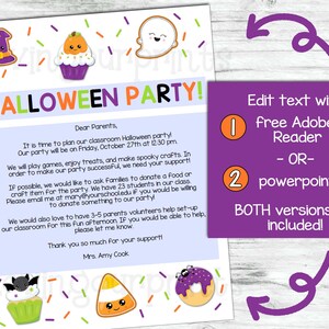 Classroom Halloween Party, Classroom Halloween Party Flyer, Halloween ...