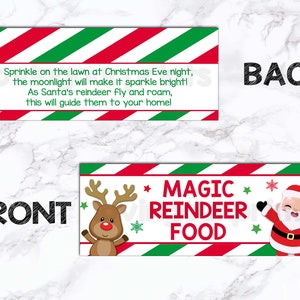 Magic Reindeer Food, Magic Reindeer Food Printable, Magic Reindeer Food ...