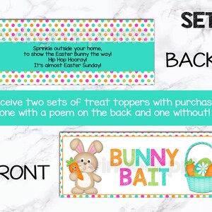 Bunny Bait Tags, Bunny Bait Printable, Easter Bunny Bait, Bunny Bait ...