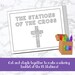 Stations of the Cross Coloring Pages for Kids, Easter Story Coloring ...