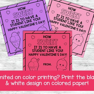 Valentines From Teacher, Student Valentines, Valentines From Teacher ...