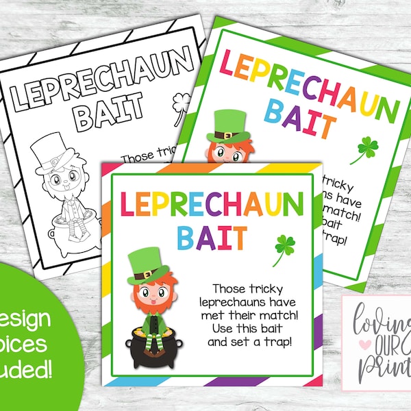 Leprechaun Bait Tag - Etsy