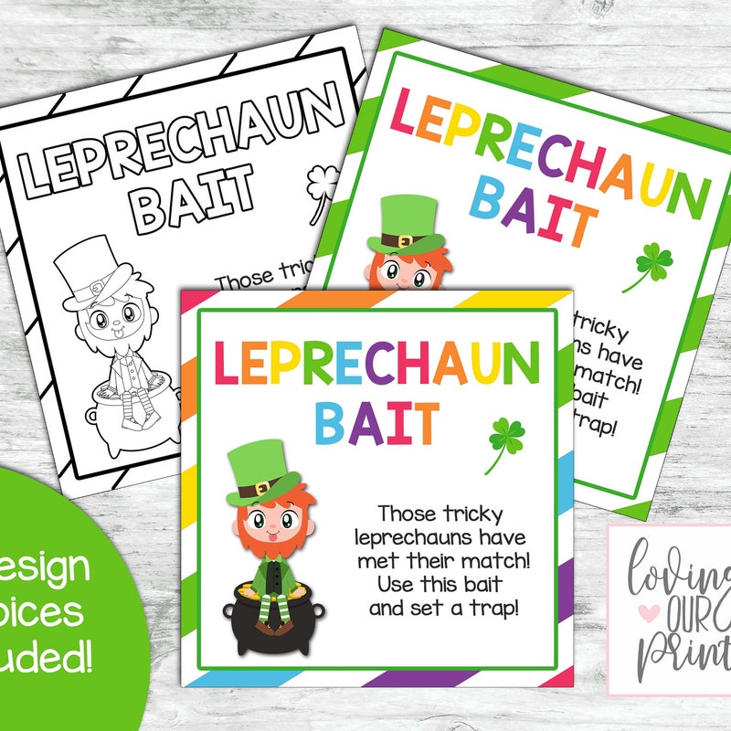 Leprechaun Bait Tag - Etsy