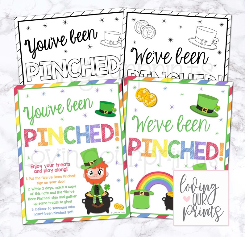 St. Patrick's Day You've Been Pinched Youve Been - Etsy