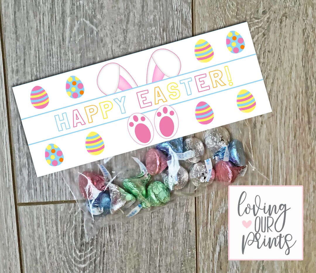 Easter Treat Toppers, Easter Printable, Easter Treat Bag Toppers ...