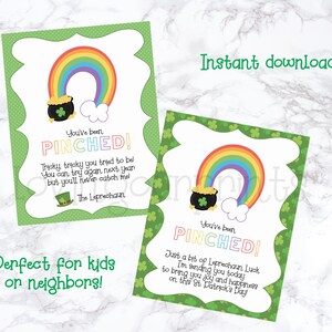 St. Patrick's Day Printable Leprechaun note for kids | Etsy