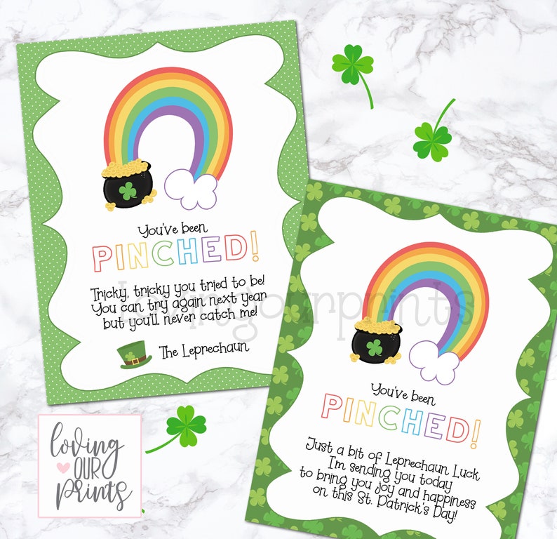 St. Patrick's Day Printable Leprechaun Note for Kids - Etsy