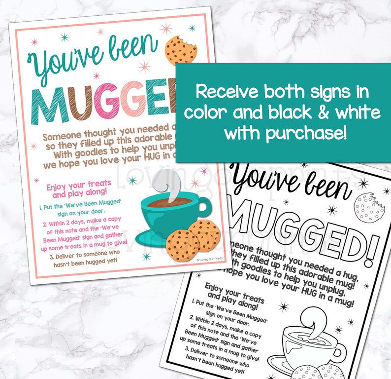You've Been Mugged, Youve Been Mugged, Staff Morale Booster, You've ...