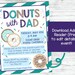 Donuts With Dad, Donuts With Dad Flyer, Donuts With Dad Editable ...
