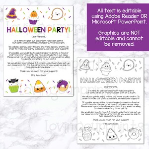 Classroom Halloween Party, Classroom Halloween Party Flyer, Halloween ...