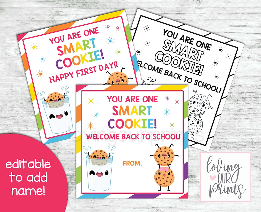 Editable Back to School Gift Tags, Back to School Treats, Back to ...
