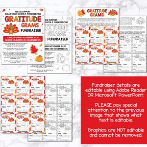 Gratitude Grams, Gratitude Gram Fundraiser, Thanksgiving Candy Grams ...