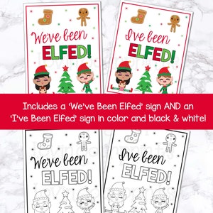 Youve Been Elfed, You've Been Elfed, Youve Been Elfed Printable, Youve ...