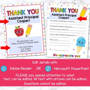Assistant Principal Appreciation Gift, Assistant Principal Appreciation ...