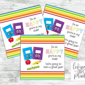 First Day of School Treat Tag, Back to School Treat Bag, Student Gifts ...