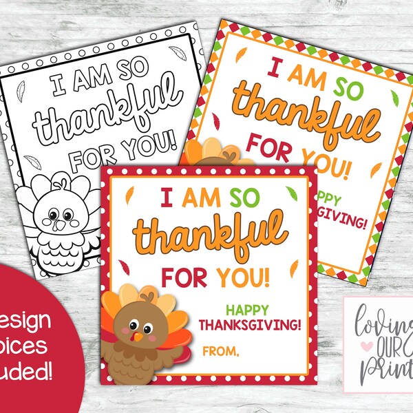 Thanksgiving Tags - Etsy