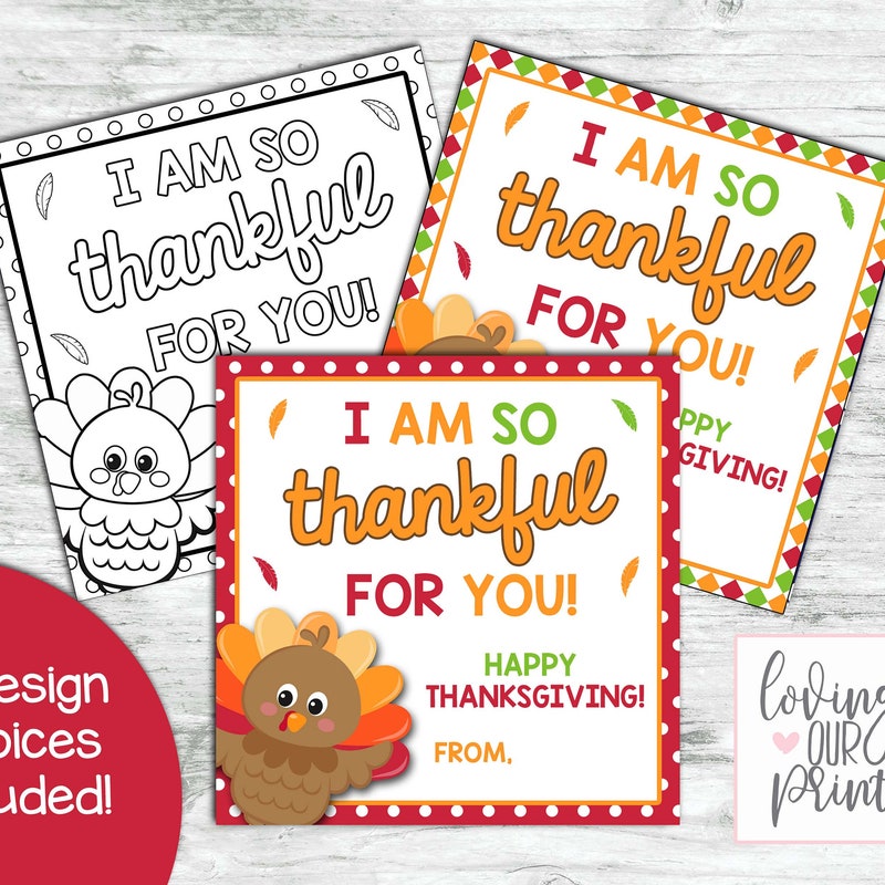 Thanksgiving Tags - Etsy