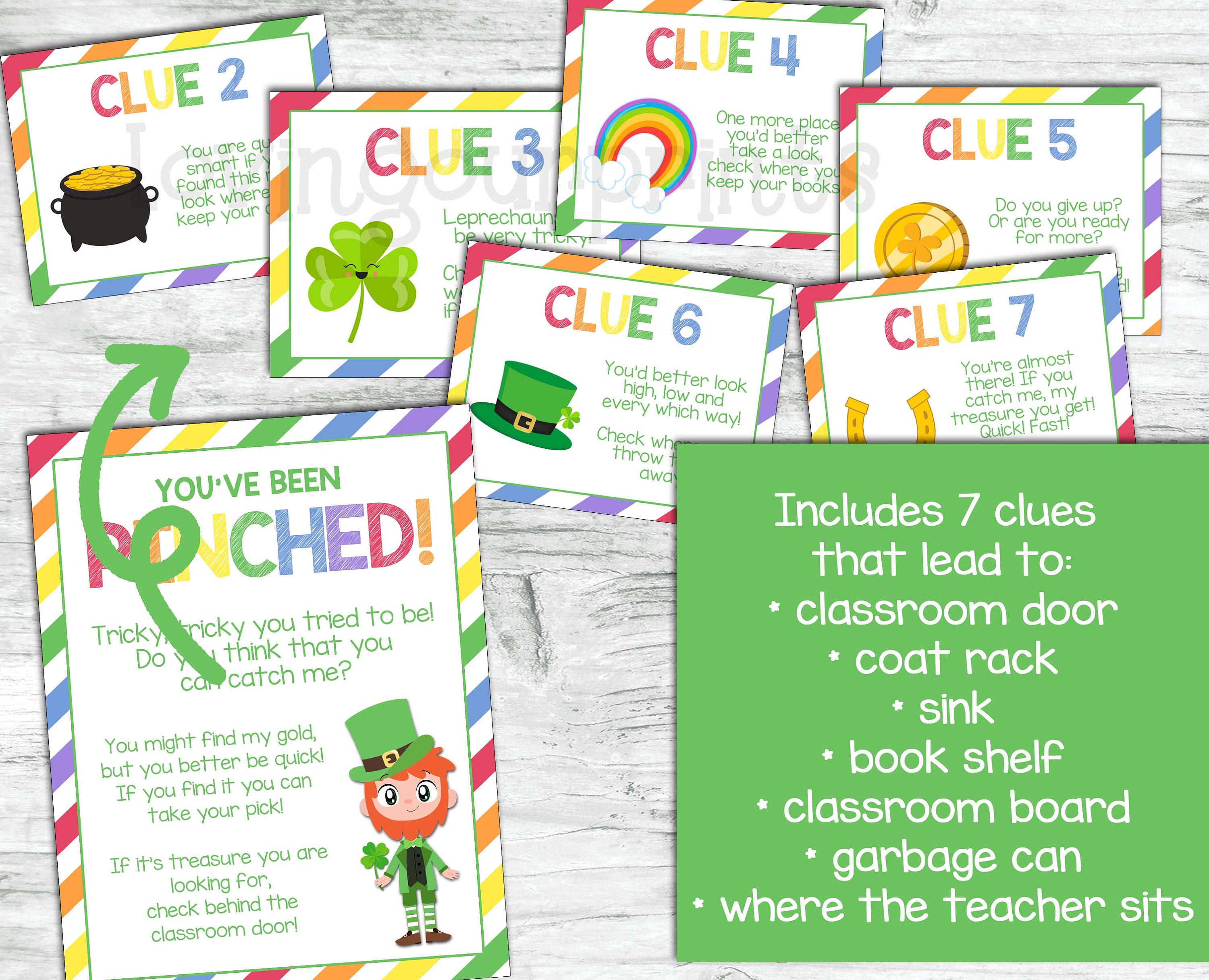 St Patricks Day BUNDLE Printable Set, St Patricks Day Printable ...