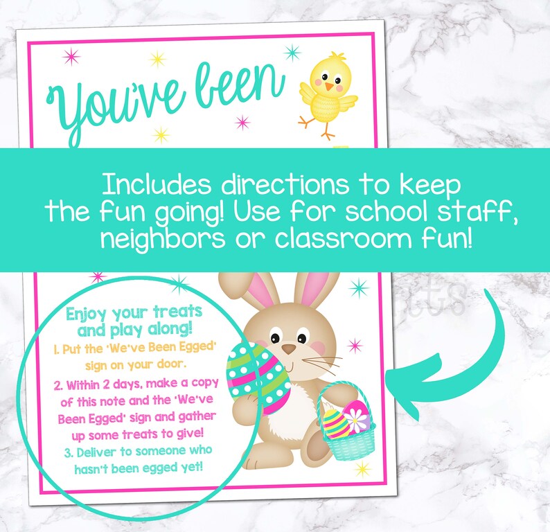 You've Been Egged Youve Been Egged Staff Morale Booster | Etsy