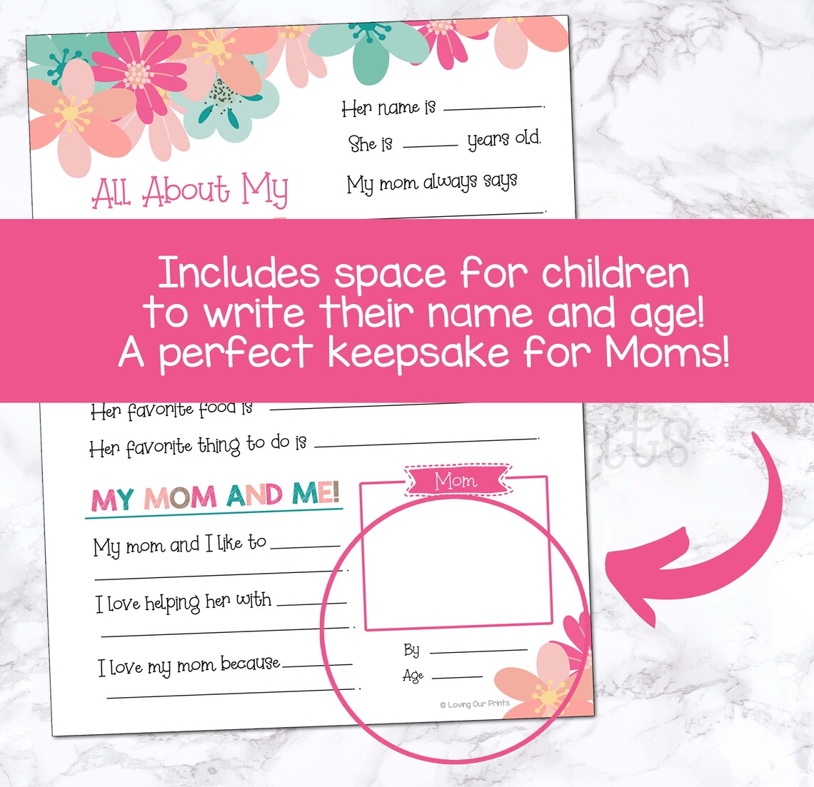 All About Mom Mothers Day Gift All About My Mom Printable - Etsy