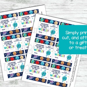 Solar System Valentines, Space Valentines, Planet Valentines, Solar ...