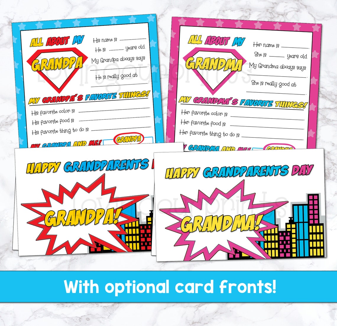 Grandparents Day Printable Grandparents Day Gifts | Etsy