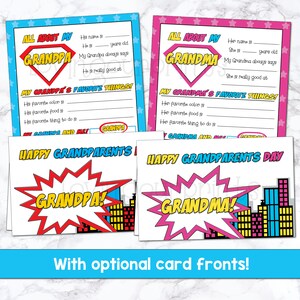 Grandparents Day Printable, Grandparents Day Gifts, Grandparent Gifts ...