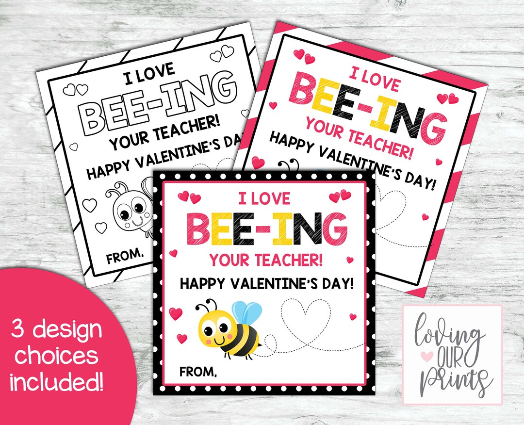 Valentines From Teacher, Editable Valentine Card, Editable Valentine ...
