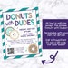 Donuts With Dudes, Editable Donuts With Dudes Invitation, Donuts With ...