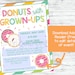 Donuts With Grownups, Donuts With Grownups Invitation, Donuts With ...