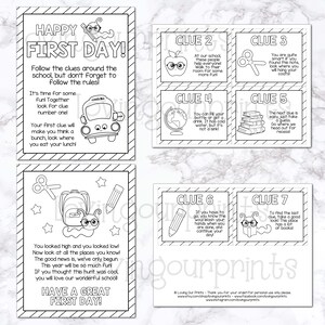 School Scavenger Hunt, Back to School Scavenger Hunt, Meet the Teacher ...