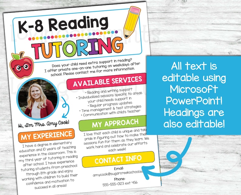 Tutoring Flyer, Tutoring Flyer Download, Tutoring Flyer Template ...