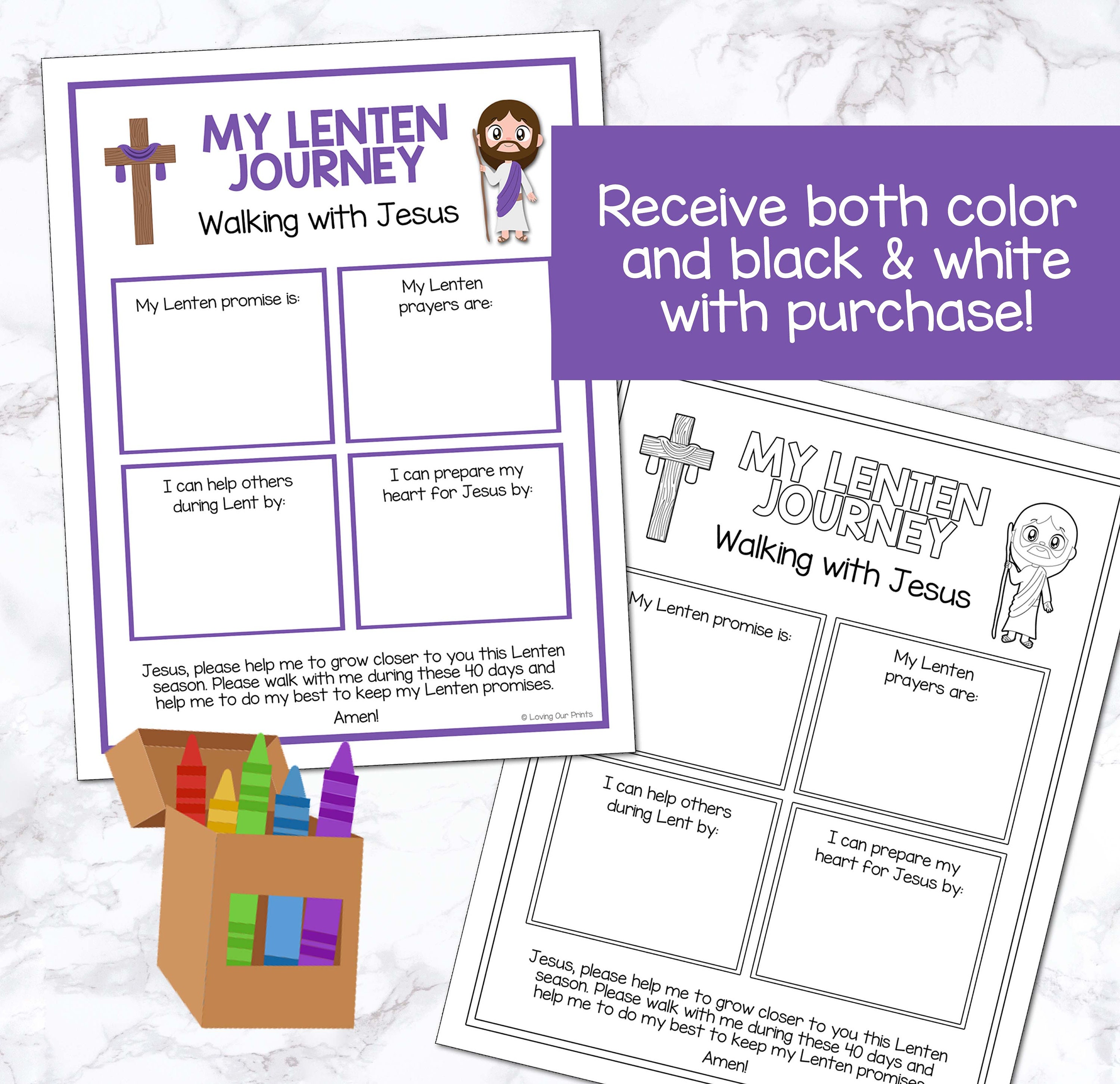Lent for Kids, Ash Wednesday, Lenten Activities, Catholic Lent ...