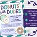 Donuts With Dudes, Editable Donuts With Dudes Invitation, Donuts With ...