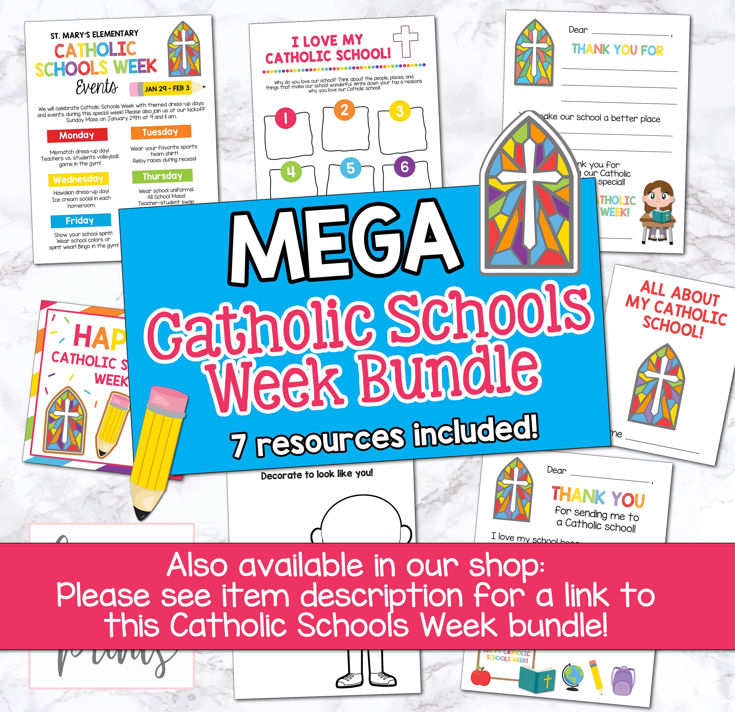 Catholic Schools Week, Catholic Schools Week Flyer, Editable Template ...