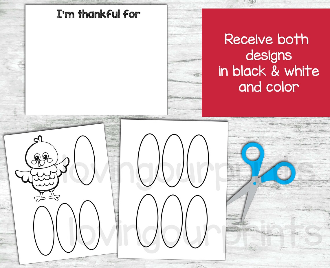 Thankful Turkey, Thankful Turkey Printable, I Am Thankful For, I Am ...
