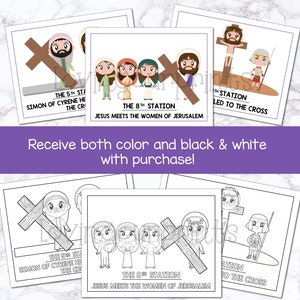 Stations of the Cross Printable, Stations of the Cross for Kids ...