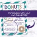 Donuts With Dad, Donuts With Dad Flyer, Donuts With Dad Editable ...