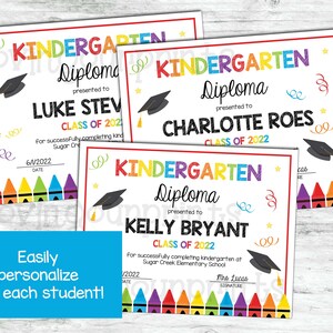 Kinder Graduation Bundle, Kinder Graduation Invitation, Kinder Grad ...