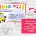 Thank You Note From Teacher, Editable Thank You, Back to School Thank ...