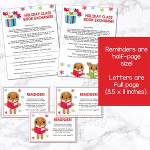 Christmas Book Exchange, Class Book Exchange, Holiday Book Exchange ...