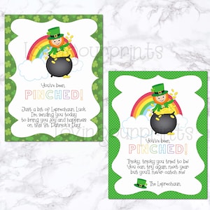Lepechaun Notes for Kids, St. Patrick's Day Printable, Leprechaun Trap ...