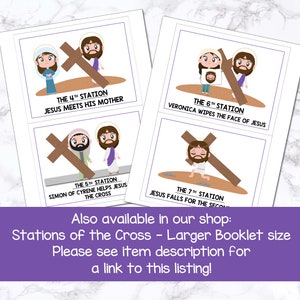 Stations of the Cross Printable, Stations of the Cross for Kids ...