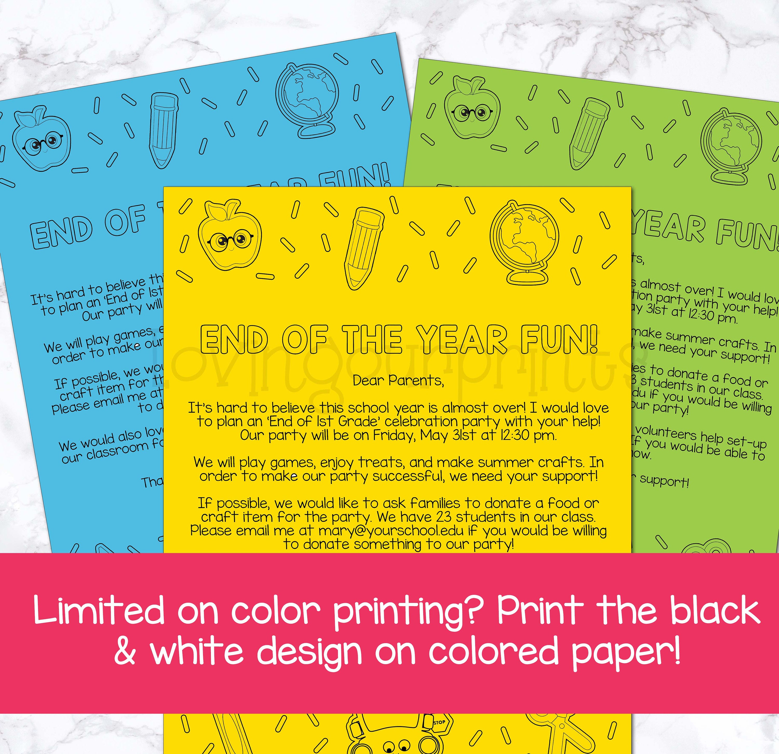 Editable Parent Letter BUNDLE, Letter to Parents, Letter to Parents ...