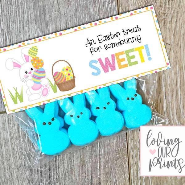 Easter Treat Bag Topper Svg - Etsy