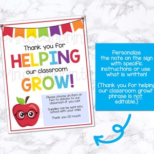 Teacher Wishlist, Editable Teacher Wish List, Apple Classroom ...