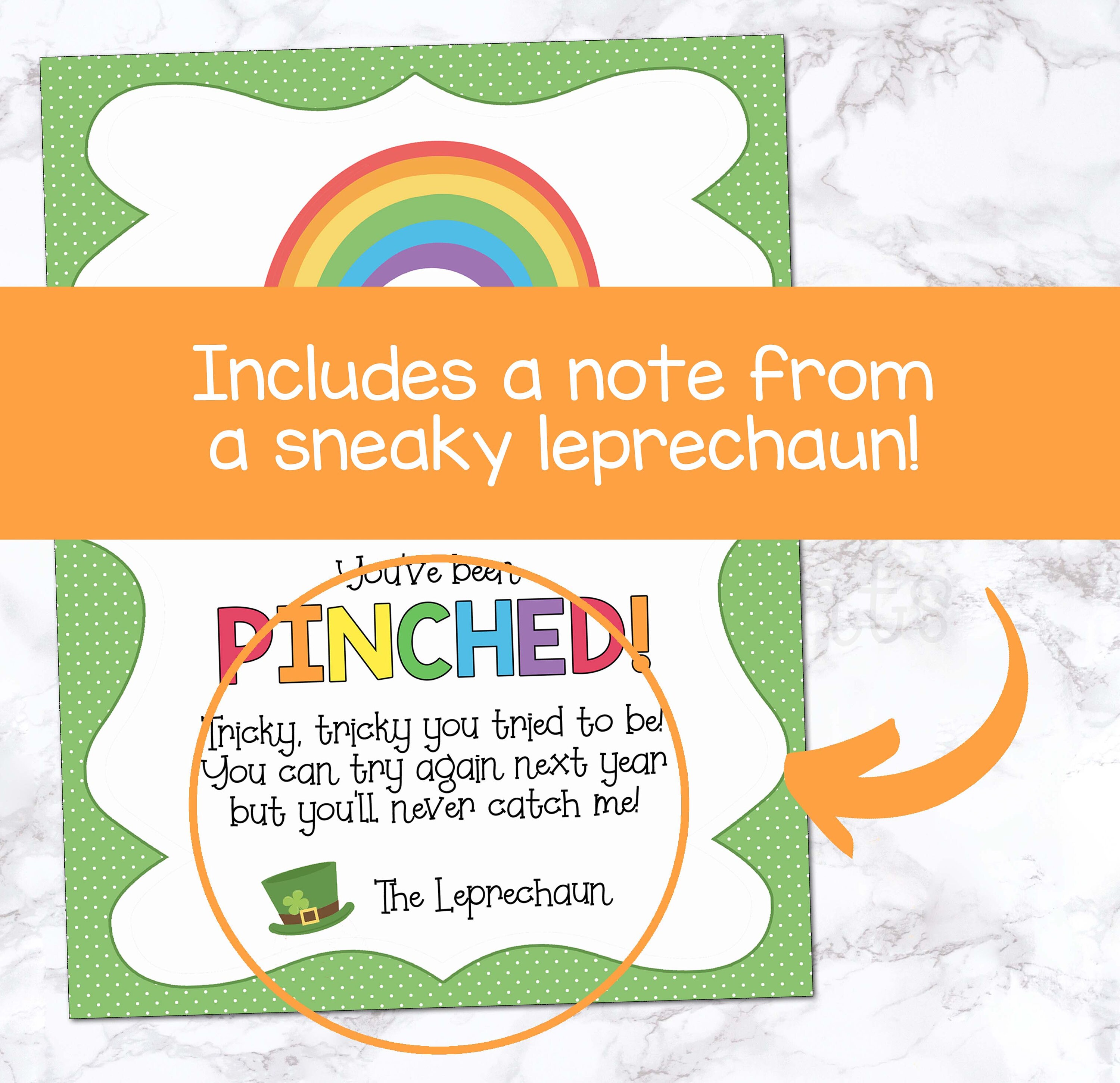 St. Patrick's Day Printable, Leprechaun Note for Kids, You've Been ...